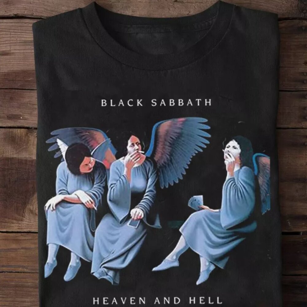 Black Sabbath Band Heaven And Hell Rock Music Shirt T… - Gem